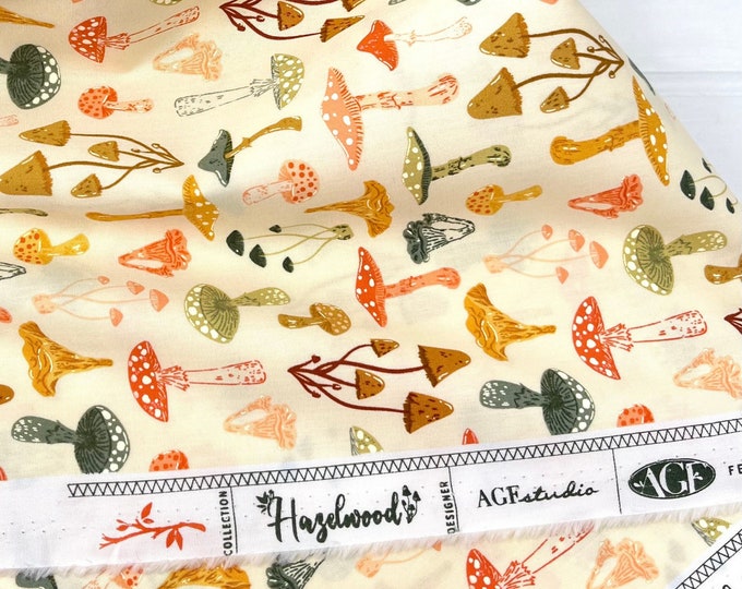Underwood Sprouts Pale/hazelwood/agf Studios/art Gallery Fabrics/100% ...