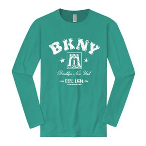 Womens Long Sleeve Retro 'da Bridge' BKNY (brooklyn, New York) Vintage ...