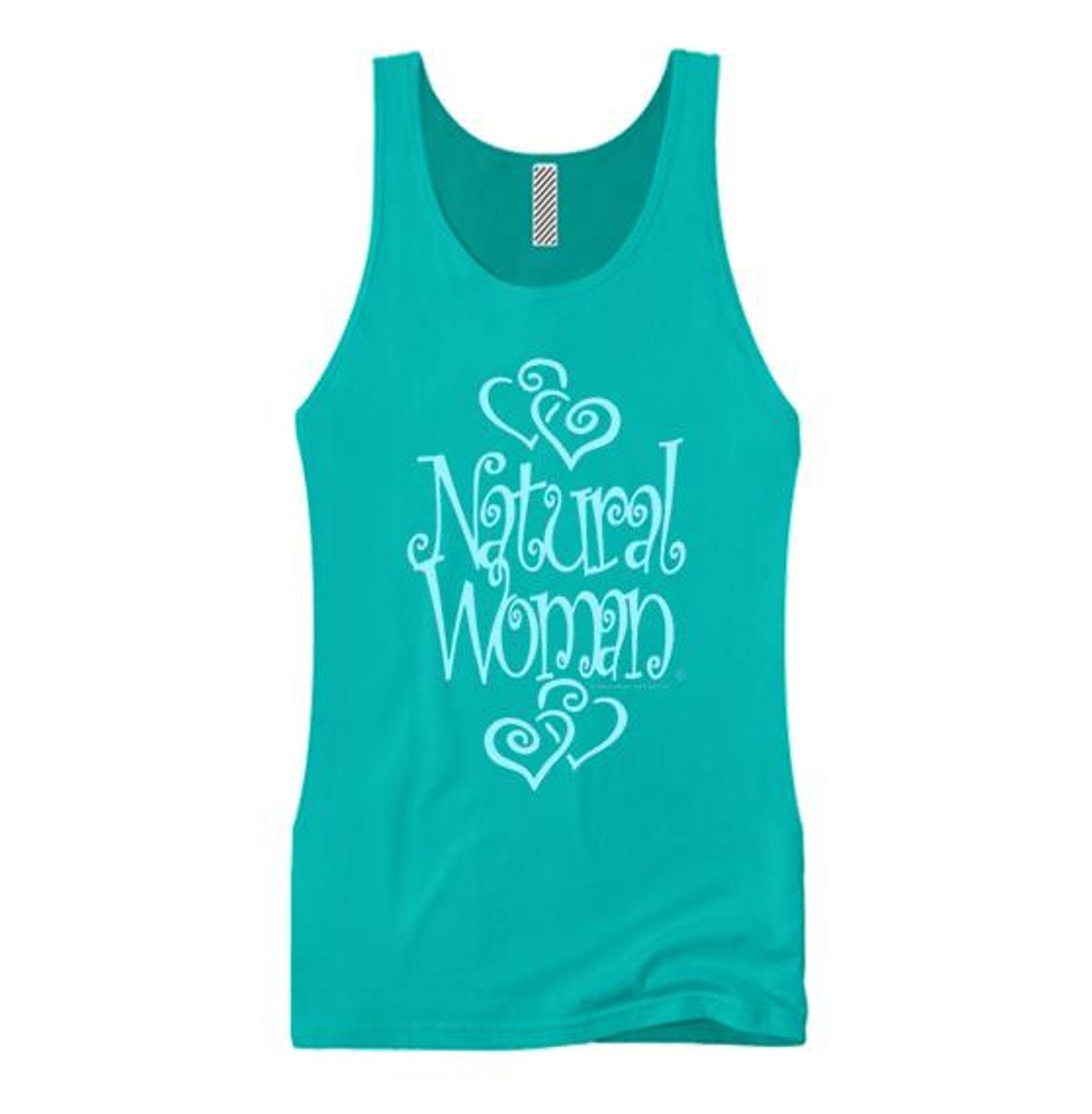Women's Inspirational Tank Tops "natural Woman" Graffiti Tag Style ...