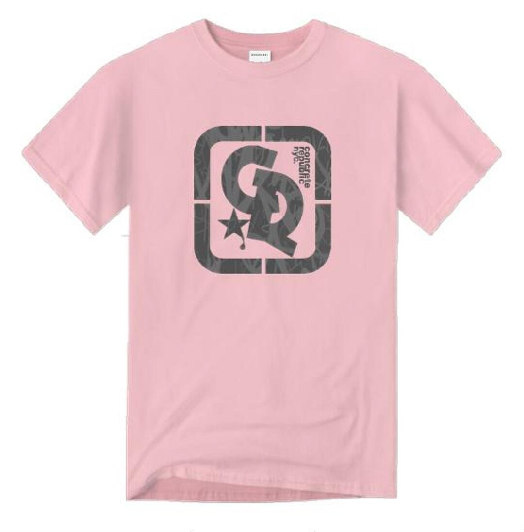 Mens Streetwear/graffiti Tee, 'onyx' Concrete Republic Logo Graphic ...