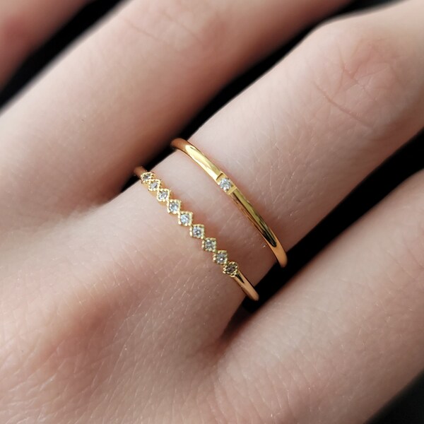 Stackable Ring Set - Etsy Canada