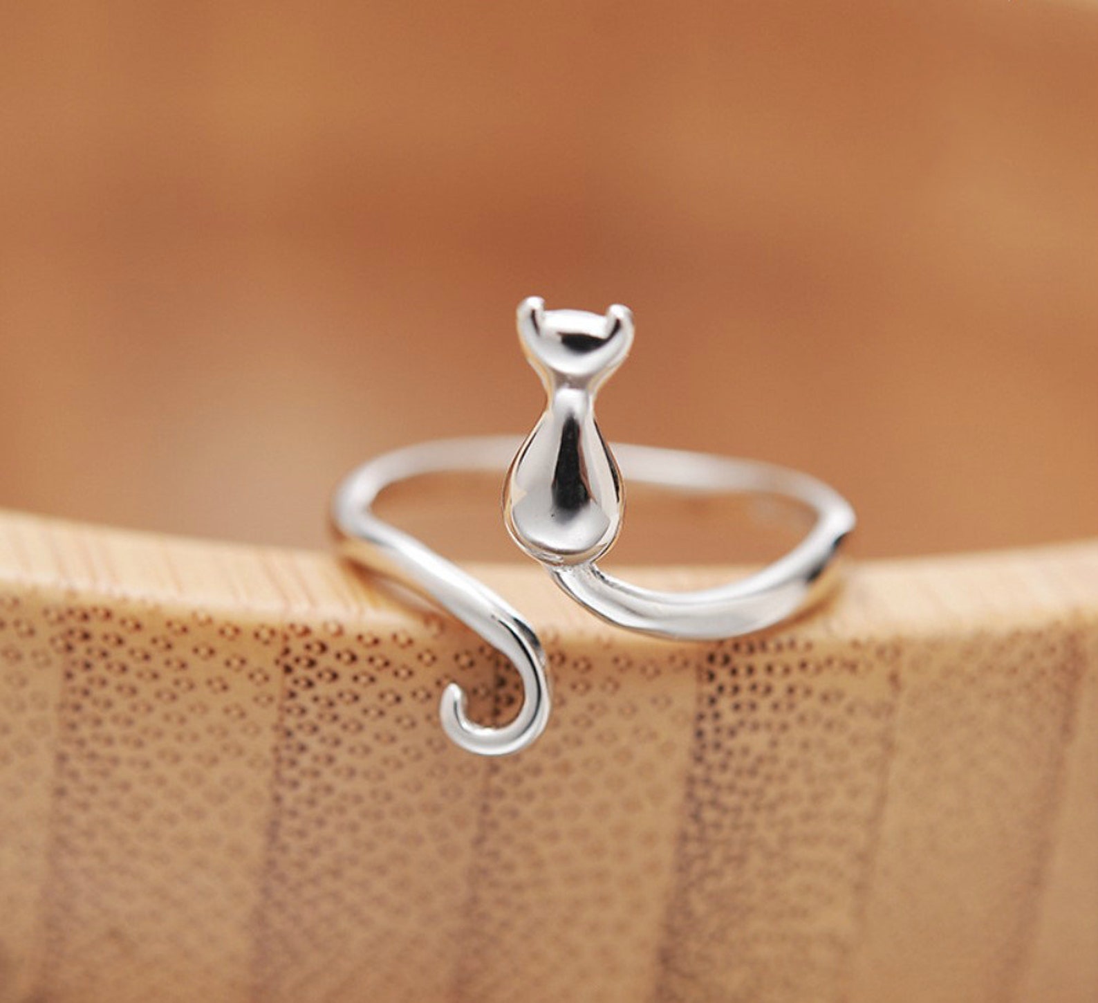 Cat Ring - Etsy