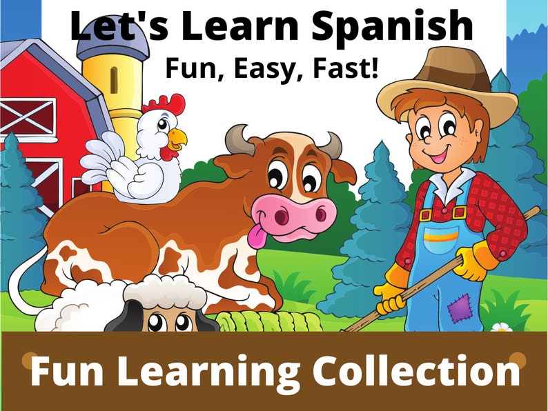 Printable Bilingual Flashcards English & Spanish Learning - Etsy