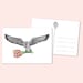 Party Animal Owl Greeting Card. Illustrative Stationery, Thank You ...
