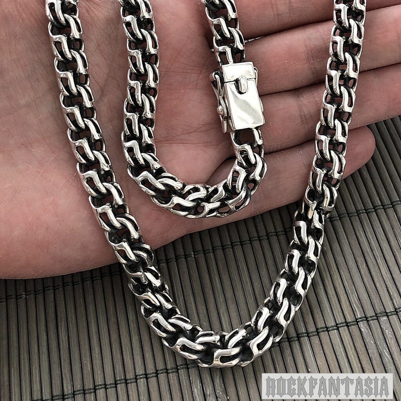 Thick Men's Silver Chain - Etsy