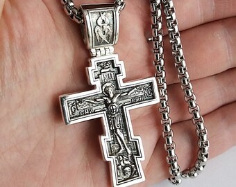 Greek Cross Necklace | Etsy