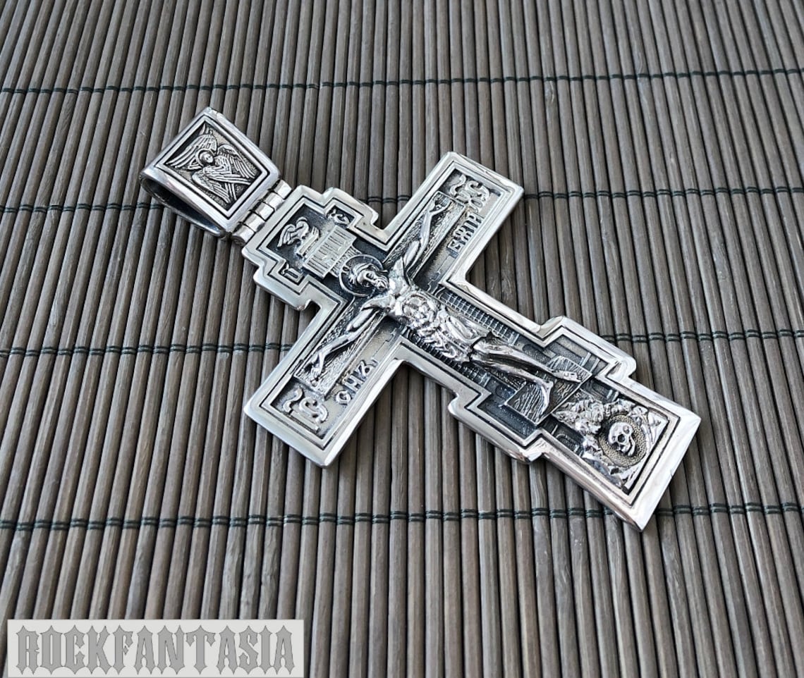 Big and Heavy Christian Orthodox Crucifix Jesus Cross Greek - Etsy