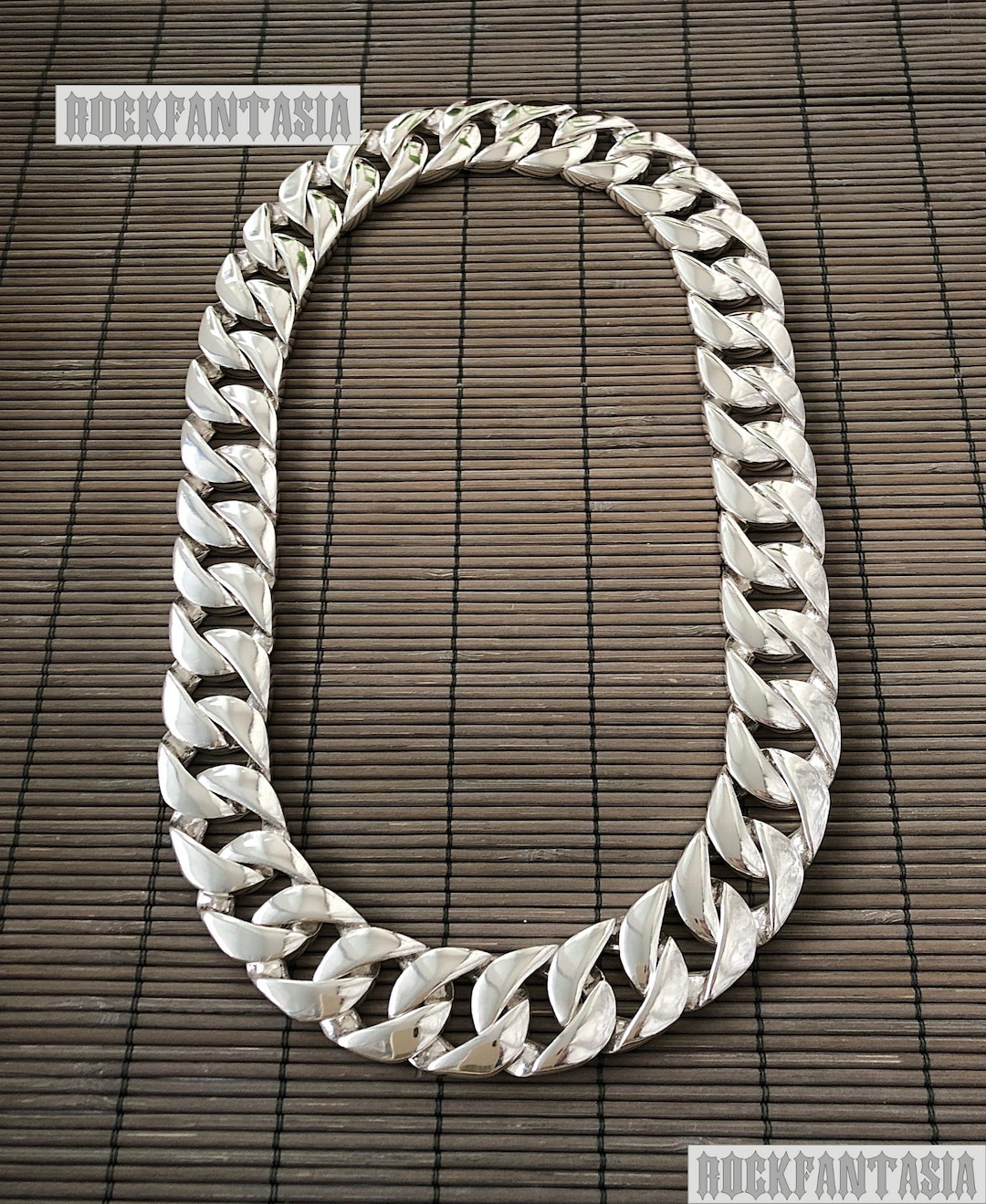 Heavy Wide Silver Chain Necklace Mens 925 Sterling Silver Mens Box ...