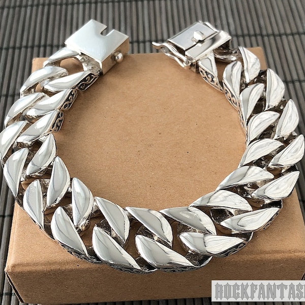 Heavy Silver Chain - Etsy