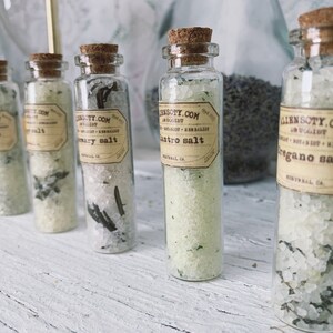 Botanical Salts Set Apothecary Set Pagan Altar / Botanical-herbal ...
