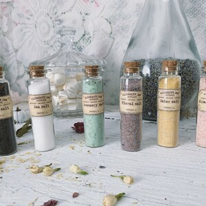 Witches Salts Set Apothecary Set Pagan Altar / Botanical-floral ...