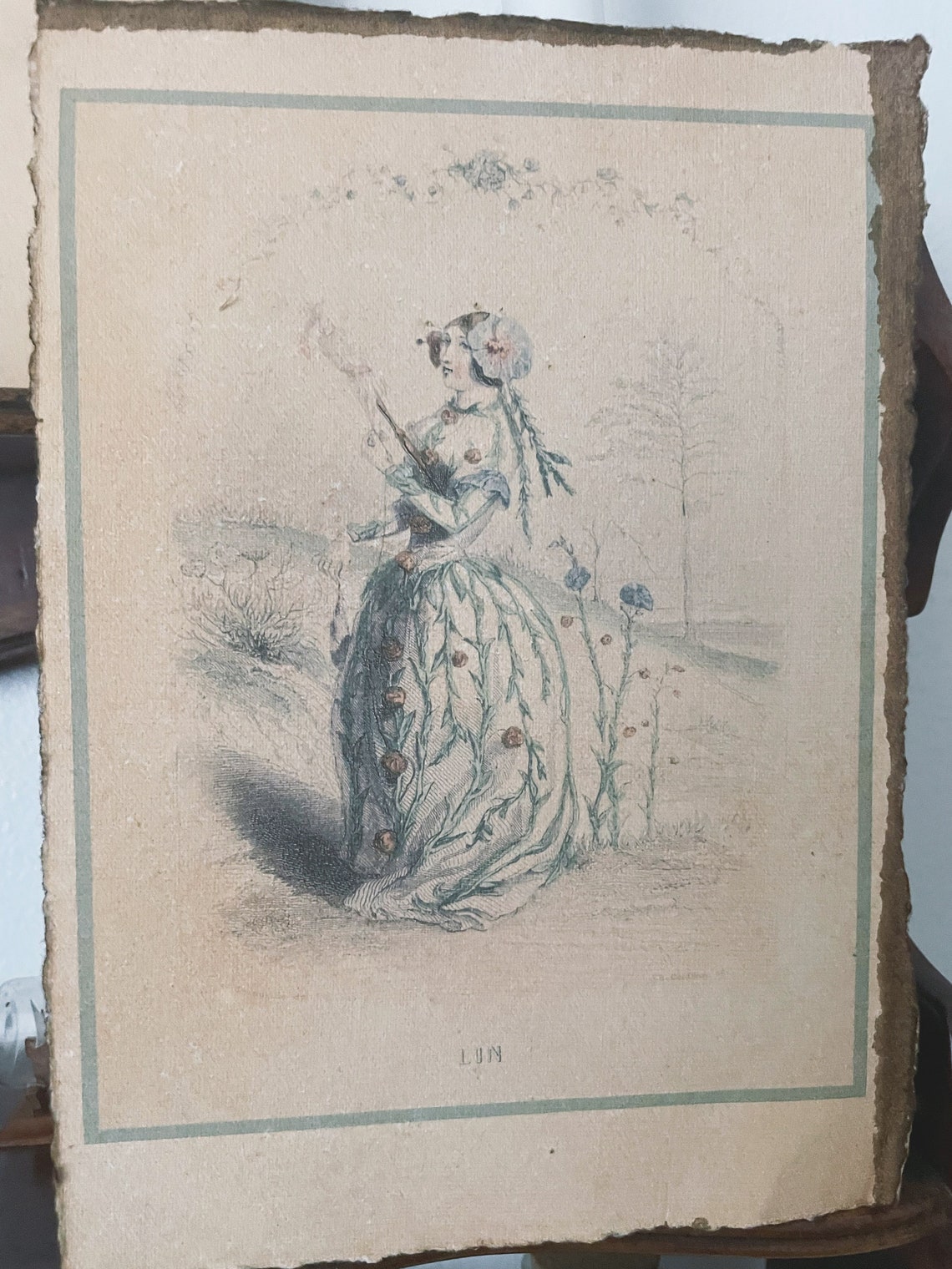 Vintage French Botanical Prints Set Art Print Antique - Etsy