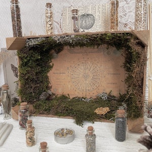 Personalized Apothecary Witch Altar Set Altar Set Cabinet / Pagan ...