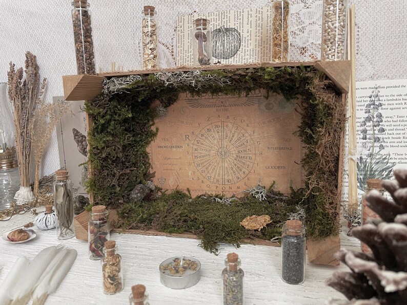 Personalized Apothecary Witch Altar Set Altar Set Cabinet - Etsy