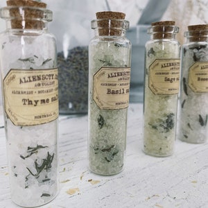 Botanical Salts Set Apothecary Set Pagan Altar / Botanical-herbal ...