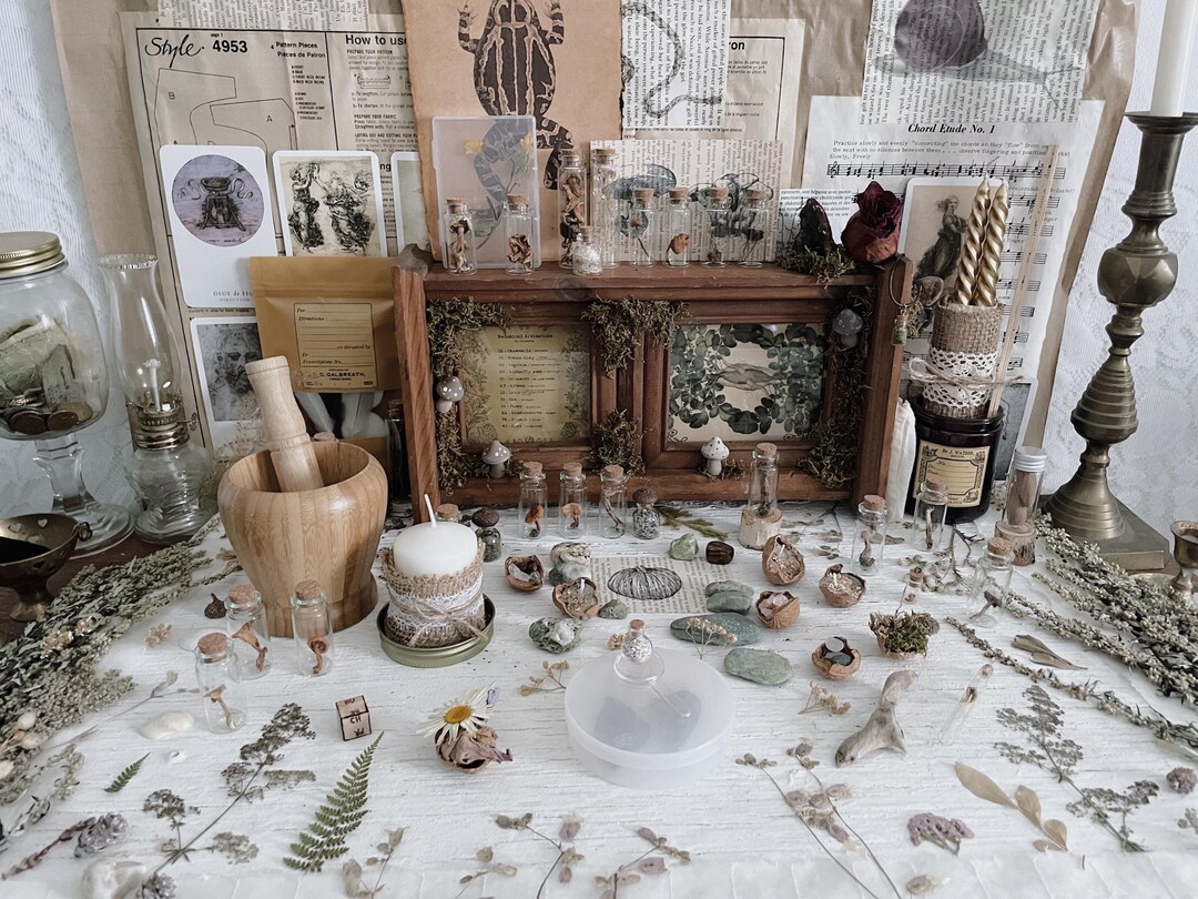 Apothecary Witch Altar Altar Set Pagan Altar / Ophelia Altar-witchcraft ...