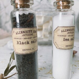 Witches Salts Set Apothecary Set Pagan Altar / Botanical-floral ...