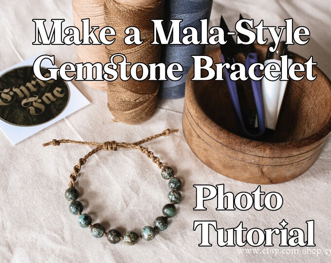 Micro Macrame Tutorial Spiral Bracelet. Easy to Follow Instructions ...