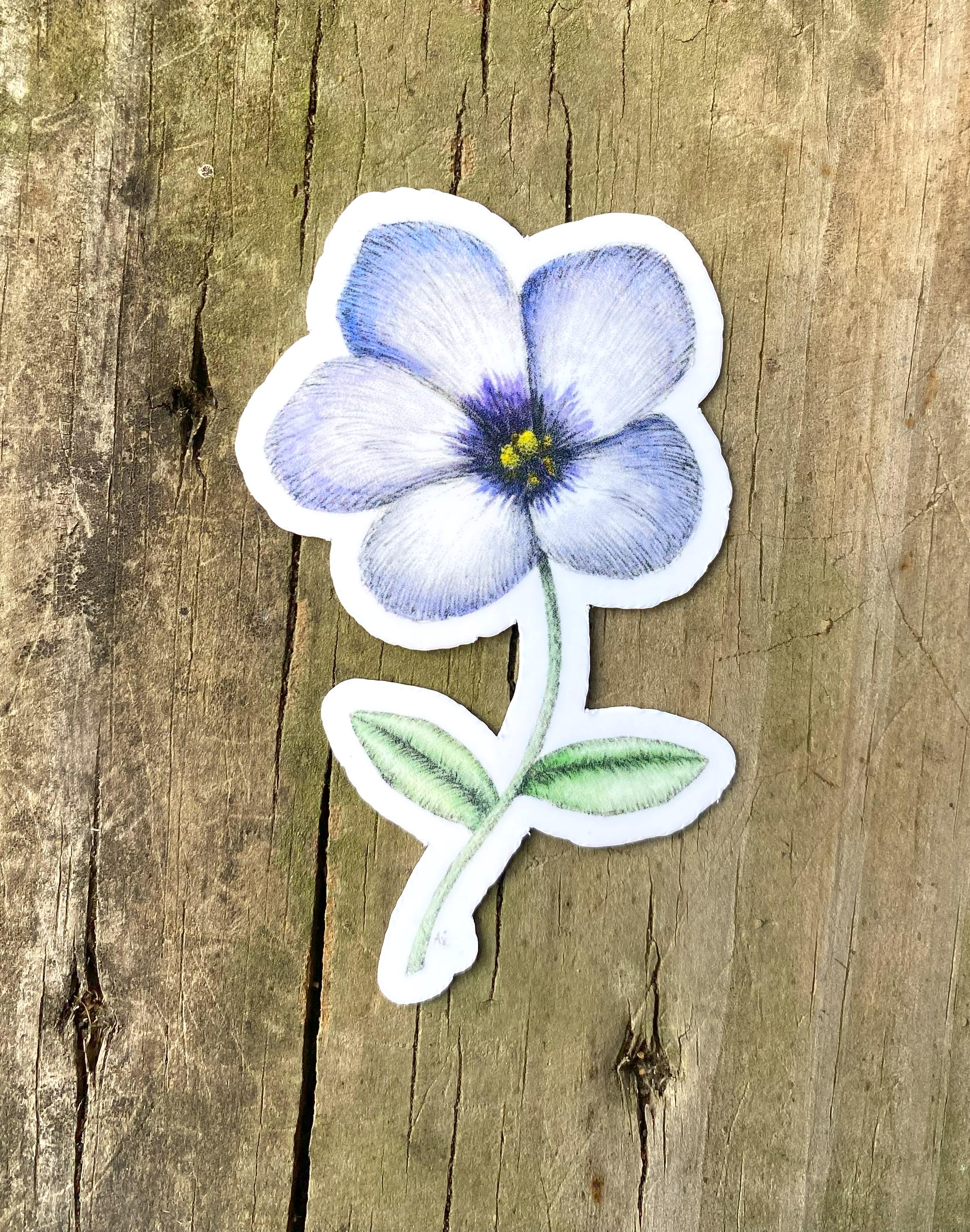 Custom Pen and Watercolor Sticker - Flowers, Pets, Animals, Florals ...