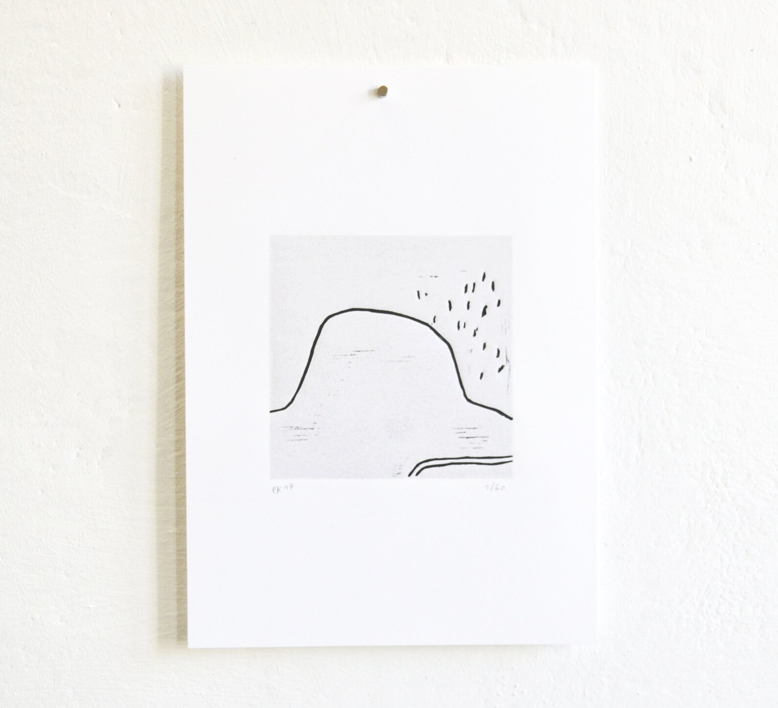 Position Finding 4 Original Linocut on Paper Handmade and Signed ...