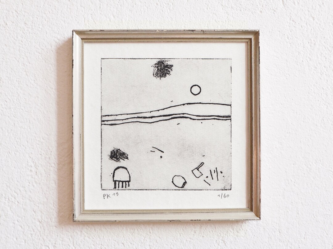 Etching 4 · Original Etching on Paper · Handmade and Signed · Limited ...