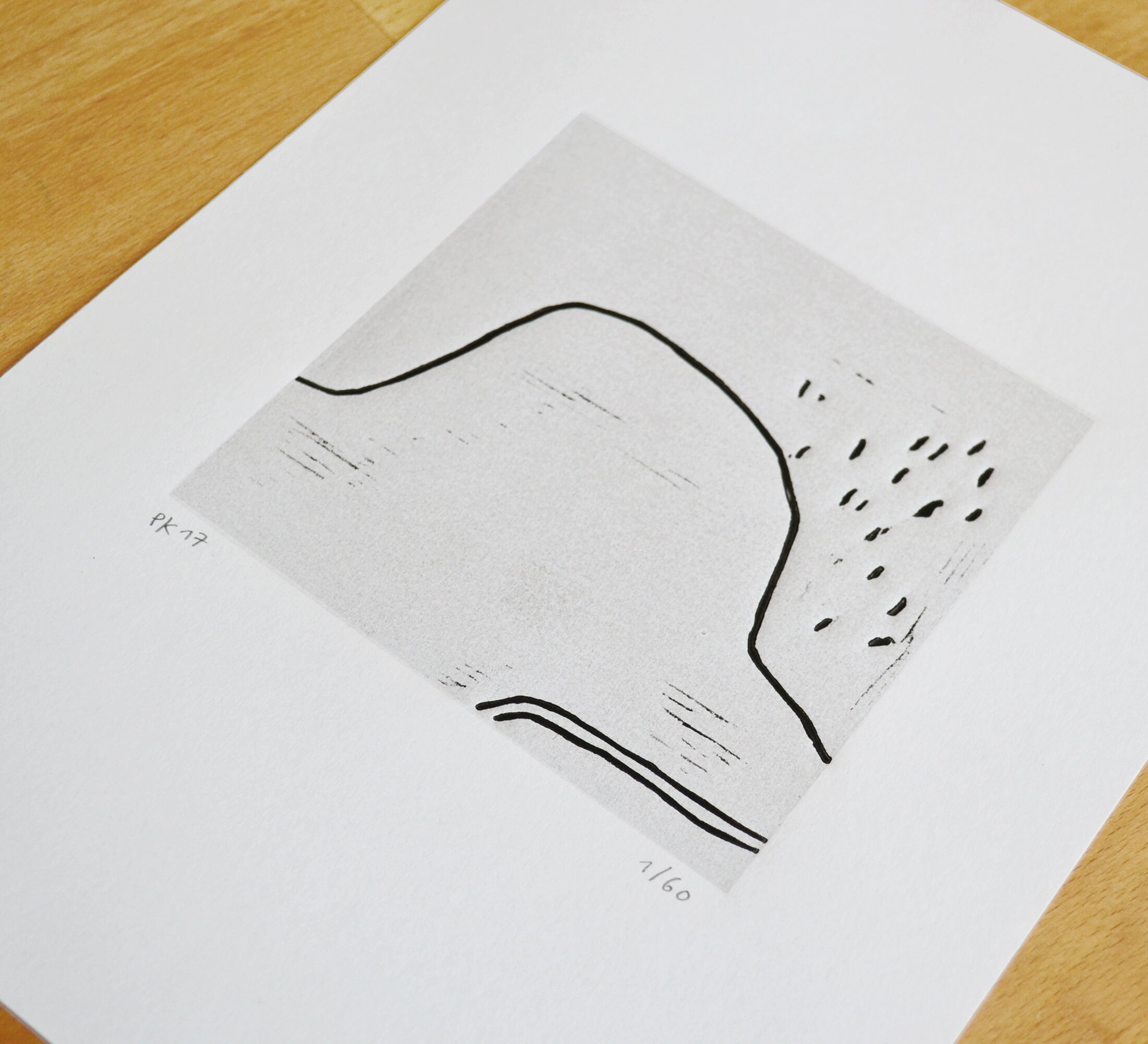 Position Finding 4 Original Linocut on Paper Handmade and Signed ...