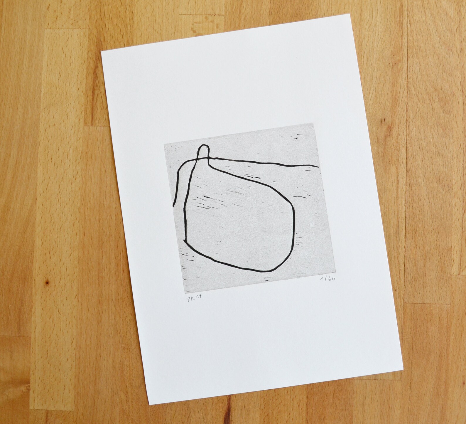 Position Finding 1 Original Linocut on Paper Handmade and Signed ...