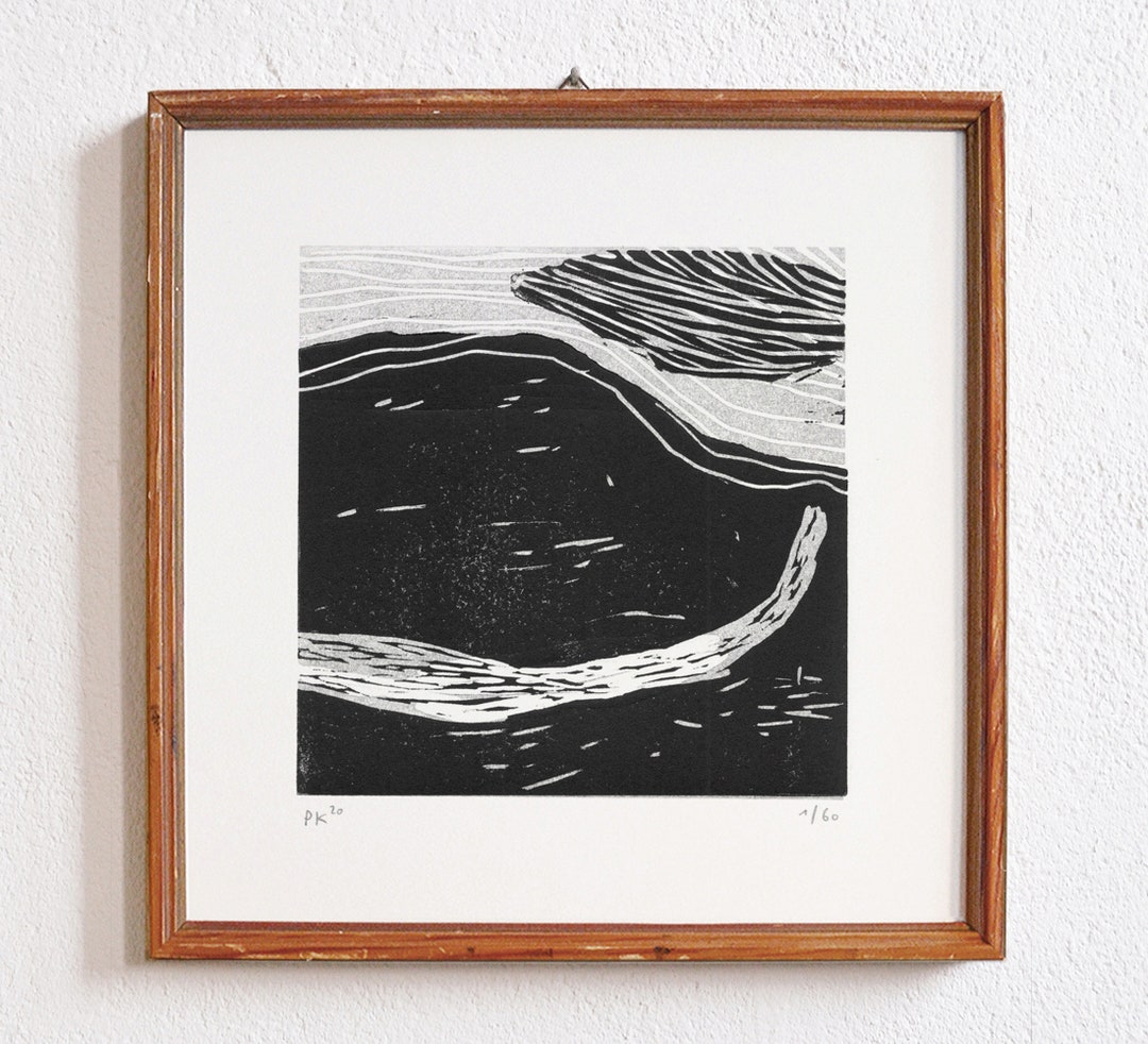 Uncertain Place 2 · Original Linocut on Paper · Handmade and Signed ...