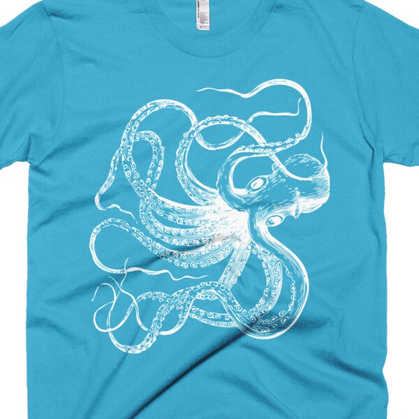 Octopus T Shirt - Etsy