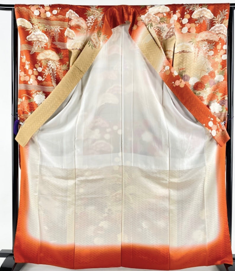 Japanese Silk Furisode by Tokuho Azuma - Etsy