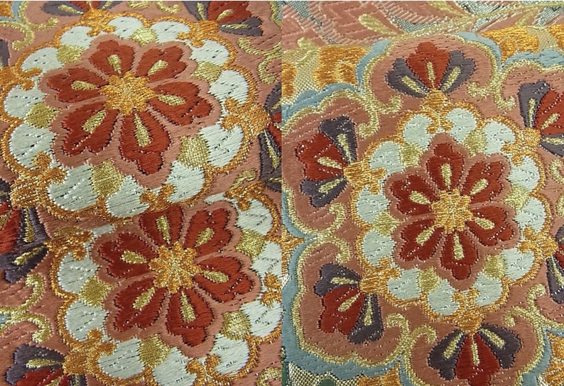 Japanese Silk Karaori Obi Saganishiki by Obi Artist With - Etsy