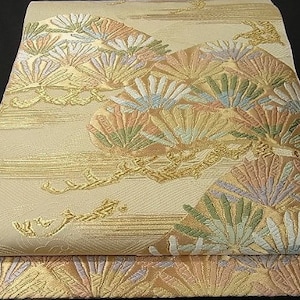 Japanese Silk Obi From Nishijin - Etsy