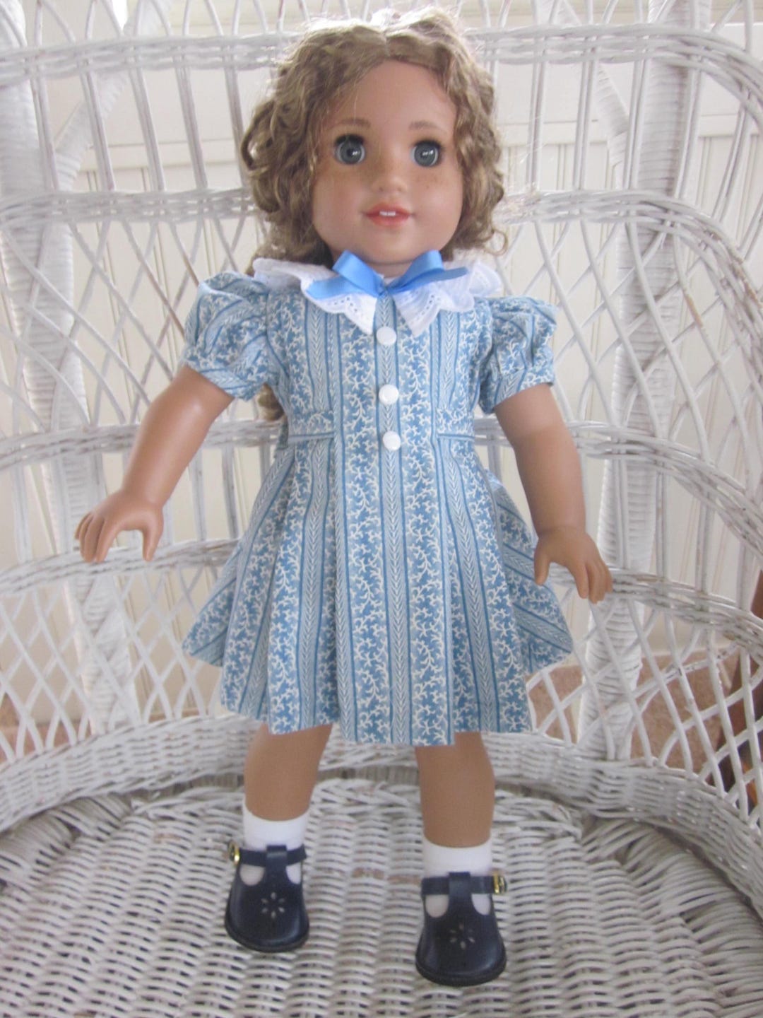 Depression Era 1930's Tea Party Dress Handmade to Fit Popular 18 In ...