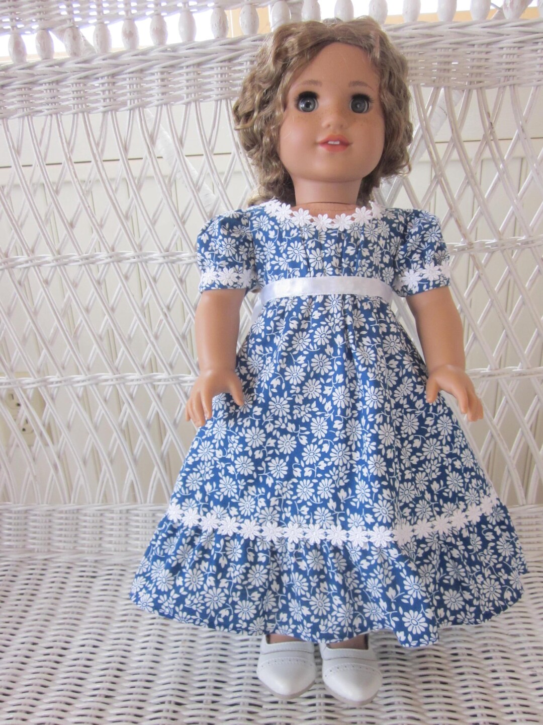 Regency Era Doll Gown Handmade to Fit American Girl Historical Dolls ...