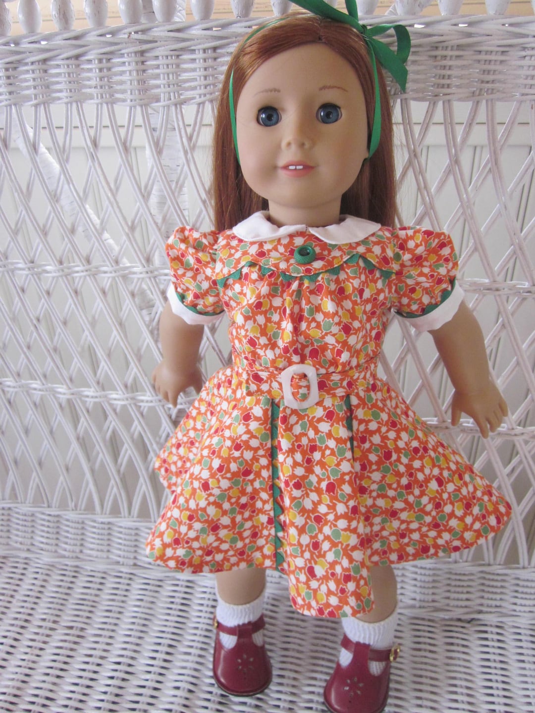 1930's Style "betsy" Doll Dress Handmade to Fit American Girl and Other ...