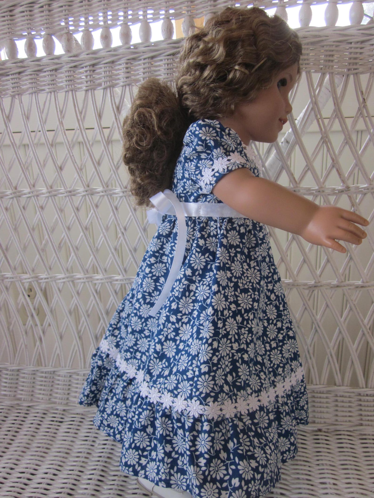 Regency Era Doll Gown Handmade to Fit American Girl Historical Dolls ...