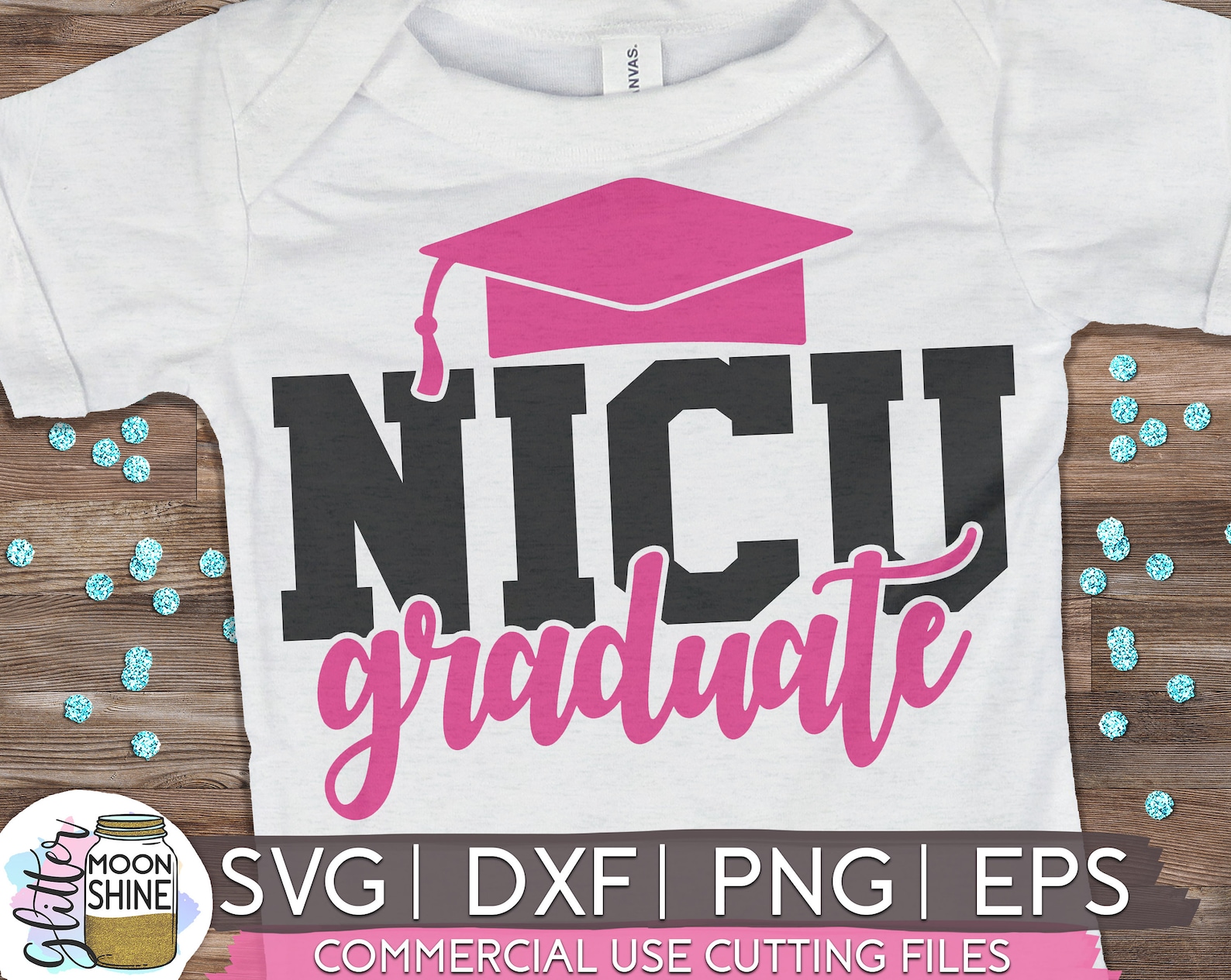 NICU Graduate Svg Dxf Eps Png Files for Cutting Machines Cameo - Etsy