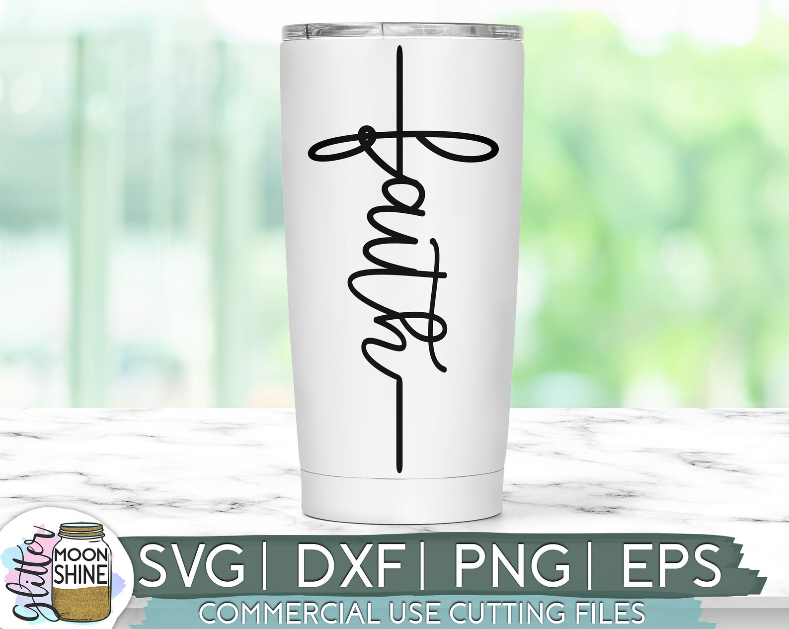 Faith Cross svg eps dxf png Files for Cutting Machines Cameo | Etsy