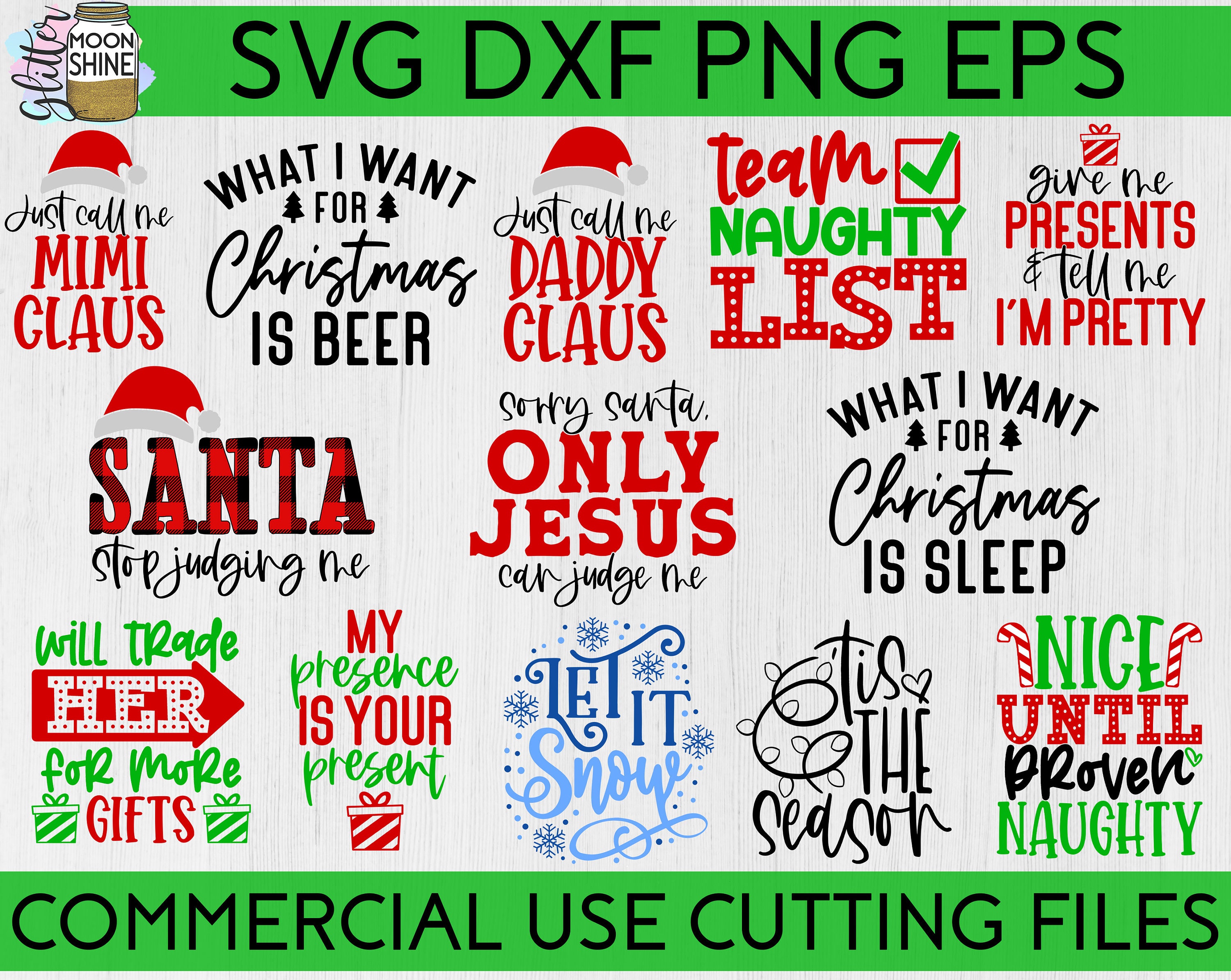 Huge Christmas Bundle of 37 4 Svg Dxf Eps Png Files for - Etsy