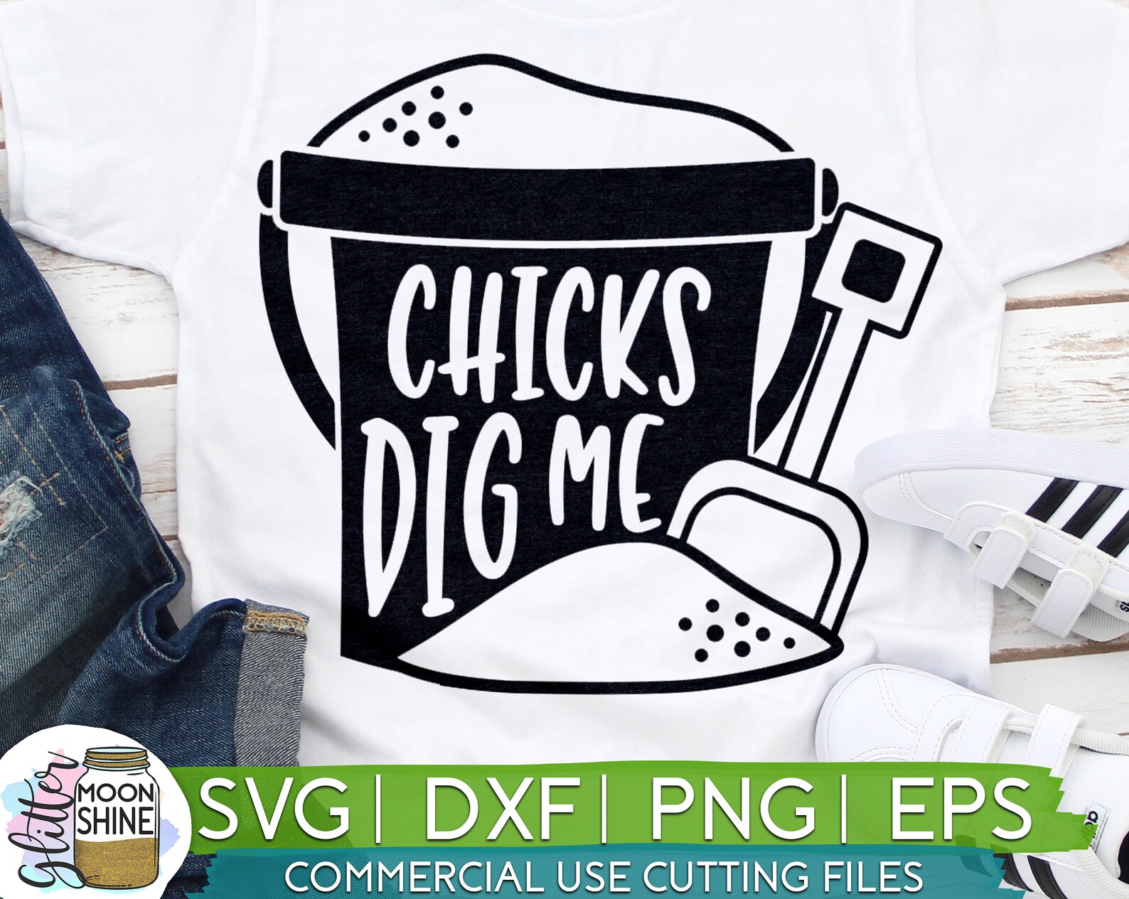 Chicks Dig Me Svg Dxf Eps Png Files for Cutting Machines Cameo Cricut ...