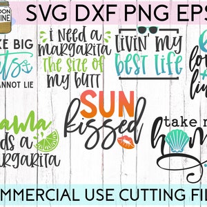 Big Summer Bundle of 22 #2 Svg Eps Dxf Png Files for Cutting Machines ...
