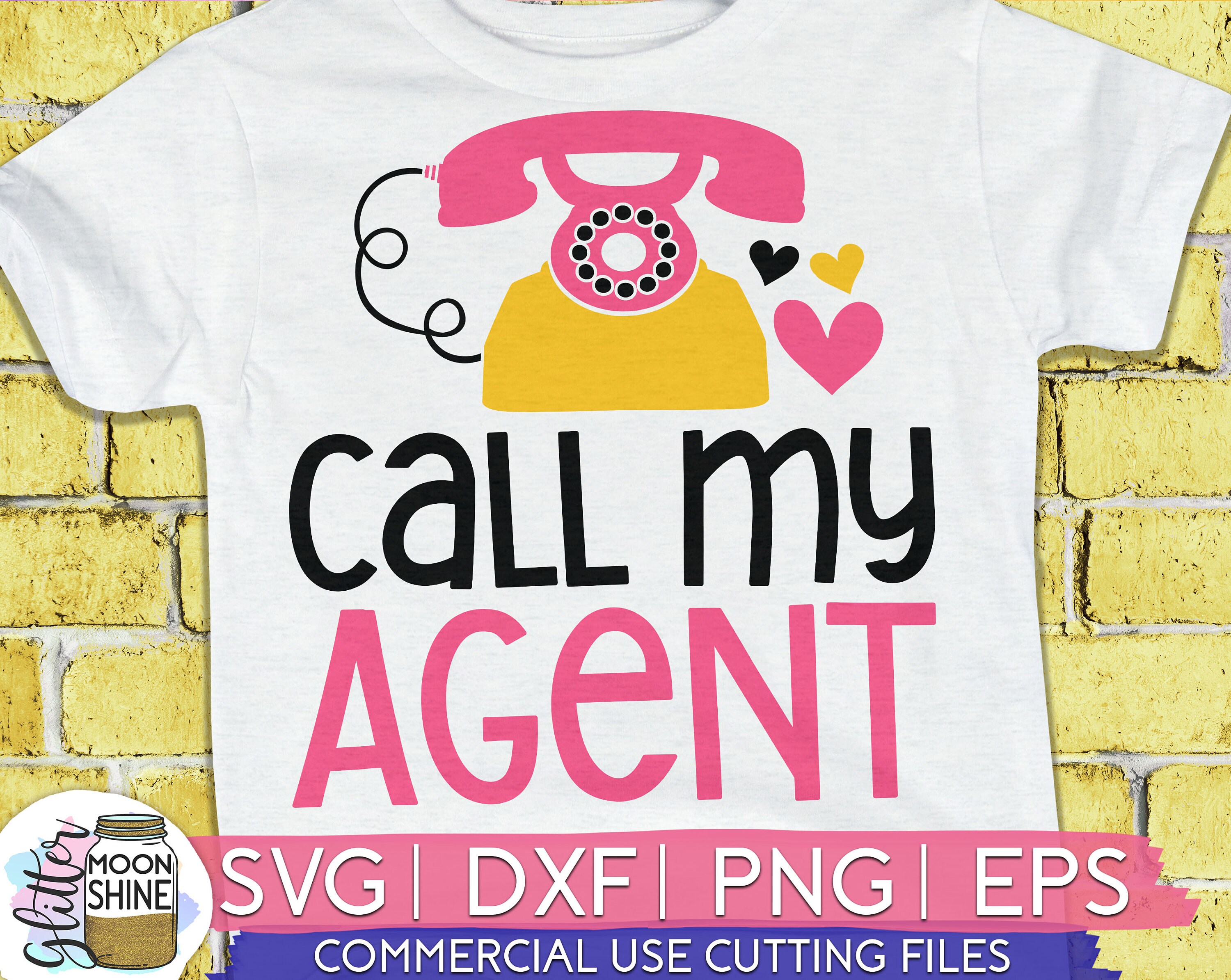 Call My Agent Svg Dxf Eps Png Files for Cutting Machines Cameo - Etsy