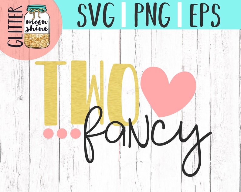 Two Fancy Second Birthday Svg Png Eps Files for Cutting | Etsy