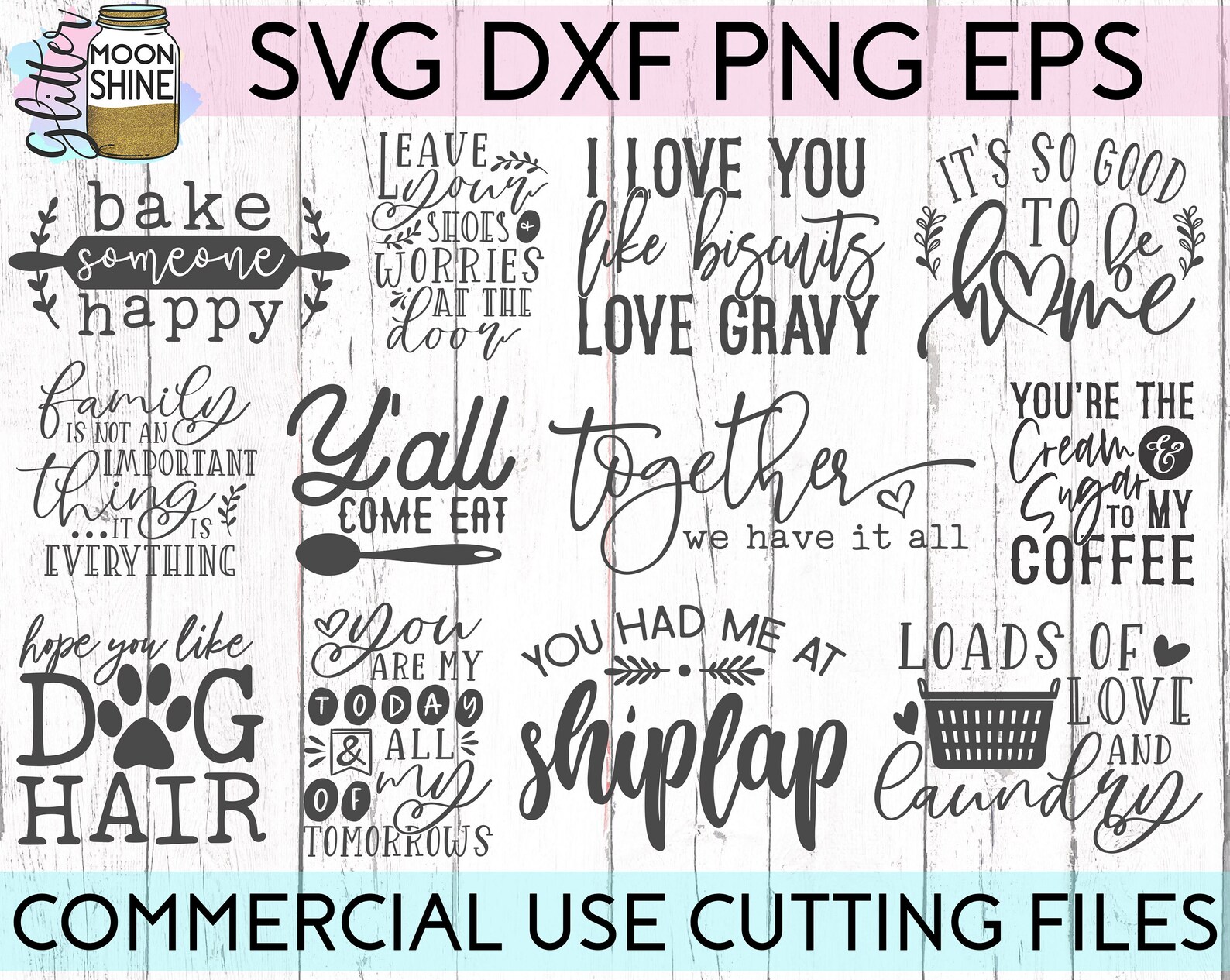 Rustic Home Bundle of 42 Svg Eps Dxf Png Files for Cutting - Etsy