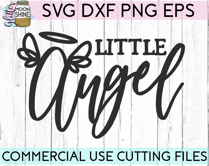 Little Angel Svg Dxf Eps Png Files for Cutting Machines Cameo - Etsy