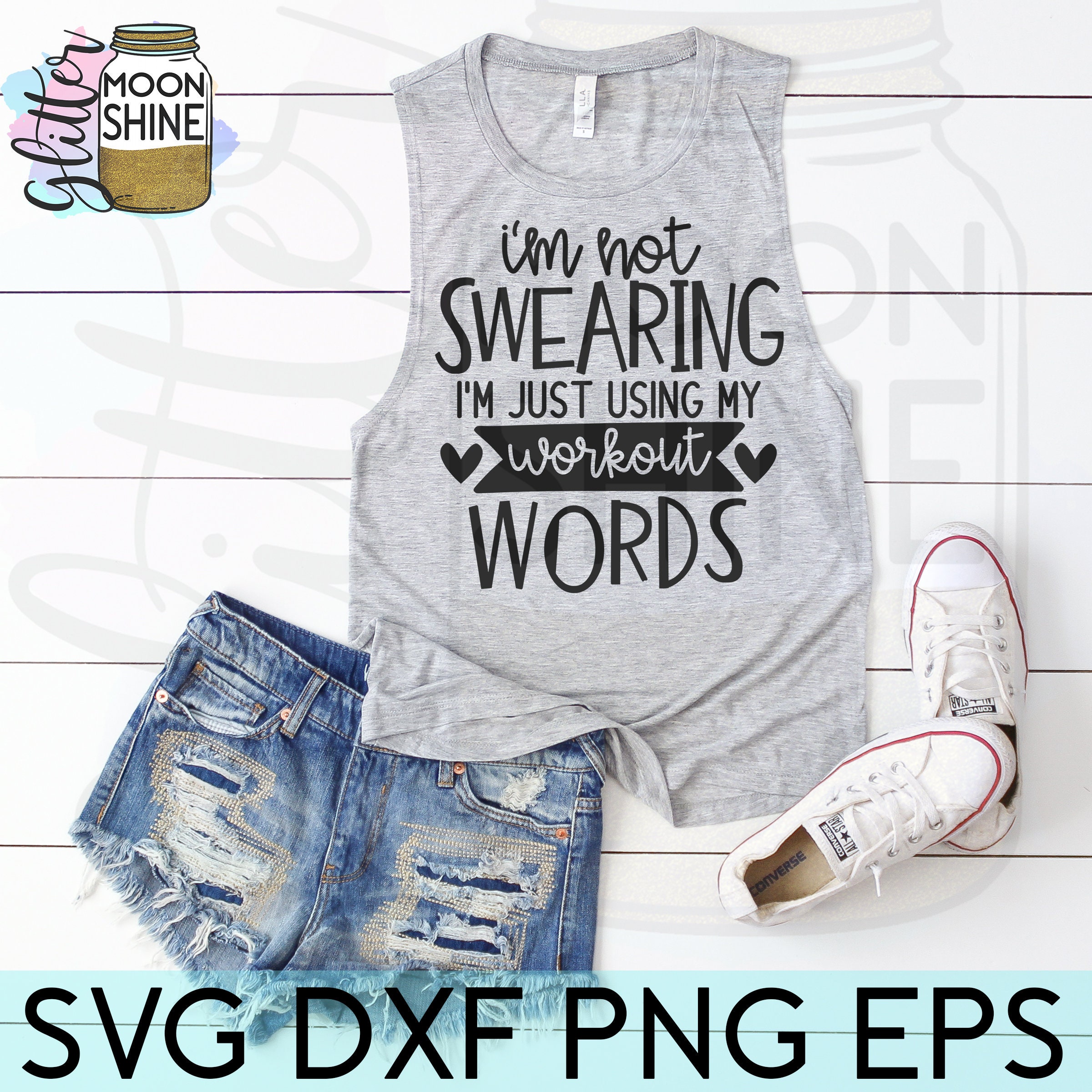 I'm Not Swearing svg eps dxf png Files for Cutting | Etsy