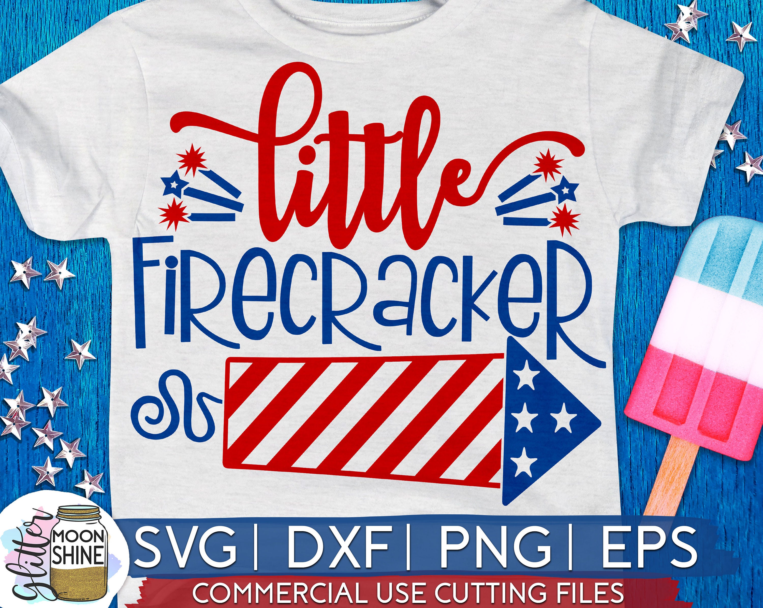 Little Firecracker svg dxf eps png Files for Cutting Machines | Etsy