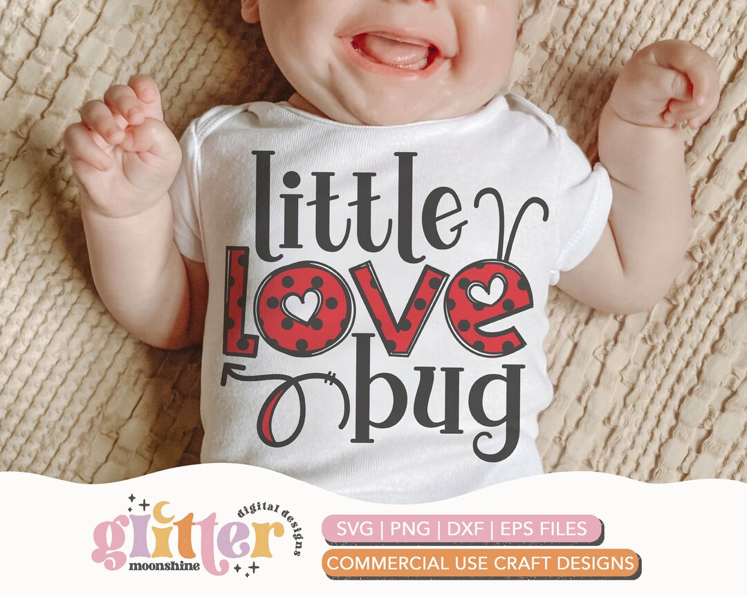 Little Love Bug Svg Eps Dxf Png Files for Cutting Machines Cameo Cricut ...