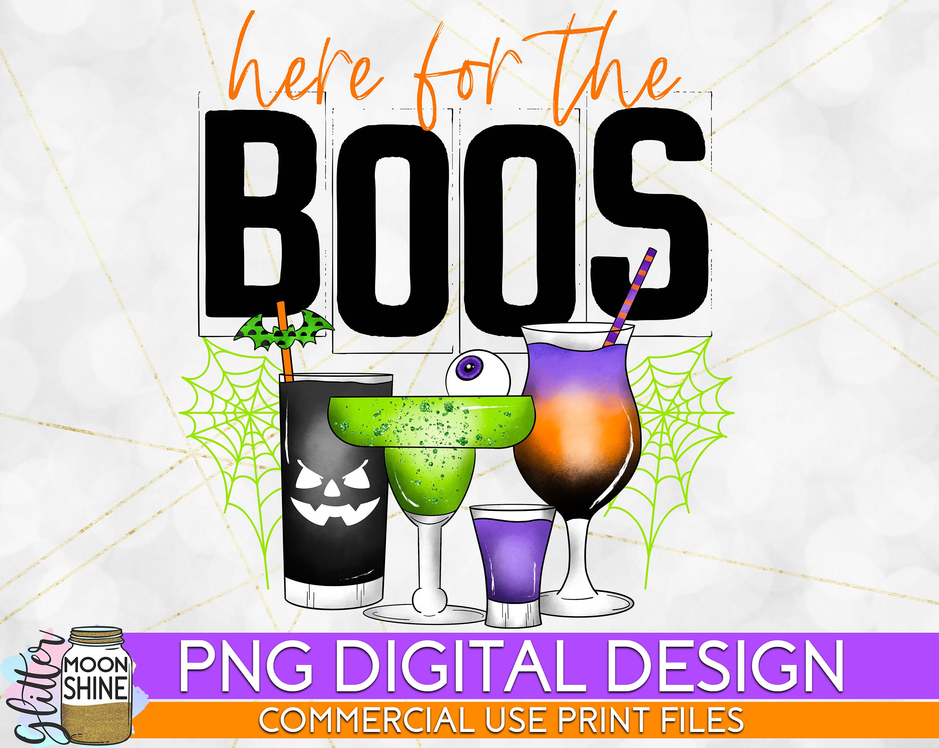 Here for the Boos Drinks PNG Print File for Sublimation or - Etsy