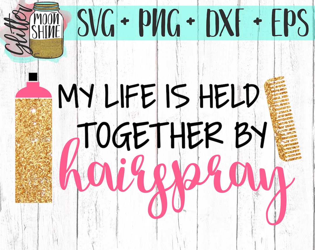 Hair Stylist Svg Eps Png Dxf Cutting Files for Silhouette Cameo Cricut ...